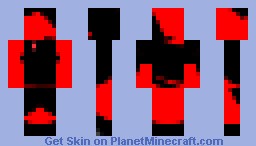 red and black Minecraft Skin