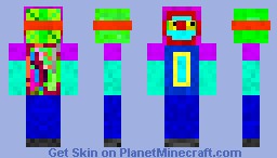 Moving Eyes Man Minecraft Skin