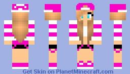Pink Girl Minecraft Skin