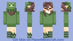 Frog skin Minecraft Skin