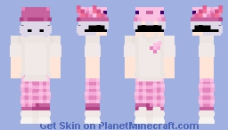 Axolotl boy Minecraft Skin