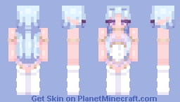 Alien gorl Minecraft Skin