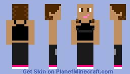 Fitness Girl Minecraft Skin