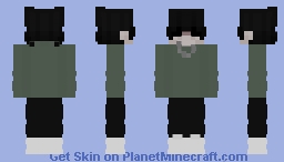 dark green Minecraft Skin