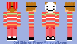 Dream MCC Pride Red Rabbits Skin Minecraft Skin