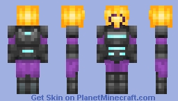 Full Netherite Armor Minecraft Skin