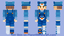 Oli OrionSound Blue Bears BlockWars Minecraft Skin