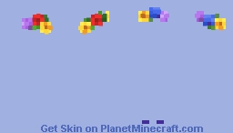 Vanilla Flower Crown (Base 3) Minecraft Skin