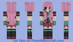 Fanmade red wildlife Lizzie ldshadowlady skin Minecraft Skin