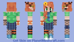 gem mcc with hermitcraft 9 head and mic Minecraft Skin