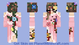 Flowers Growing Minecraft Skin