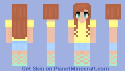 Light Brown Girl Minecraft Skin