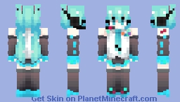 Hatsune Miku (Dropkick on my Devil!) -updated- Minecraft Skin