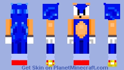 Super sonic Minecraft Skin