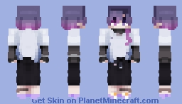 ⌜Keep your eyes on me // Uki Violeta ⌟ Minecraft Skin