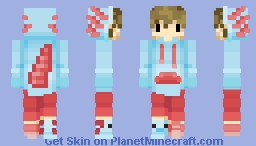 Grian Aqua Axolotls MCC Minecraft Skin