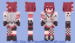 Kasane Teto - Machine Love Minecraft Skin