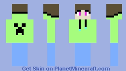 Creeper Hoodie Minecraft Skin