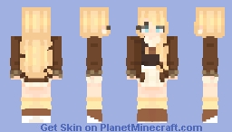 caramel frappe Minecraft Skin