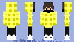 Slim yellow BOY Minecraft Skin