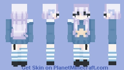 sleepy // girl version Minecraft Skin
