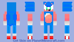 Fleetway editions sonic Minecraft Skin