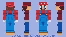 Mario Minecraft Skin
