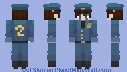 Edward, the second conductor (Human version) Minecraft Skin