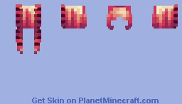Sunset braids Hairbase Minecraft Skin
