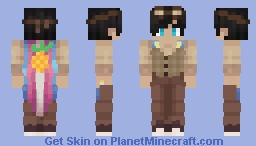 Trans Pineapple Lover Minecraft Skin