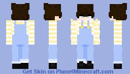 yellow overalls Minecraft Skin