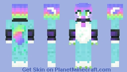 Acid fox Minecraft Skin