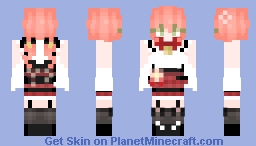 sakura miko Minecraft Skin