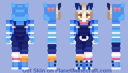 Sleepy Blue Bears BlockWars Minecraft Skin
