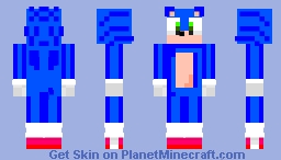 Movie sonic Minecraft Skin