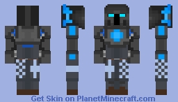 Blue-Winged Knight Minecraft Skin