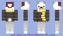 Polar Bear with Clothes Minecraft Skin