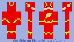 The flash v3 Minecraft Skin