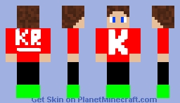 K MAN Minecraft Skin
