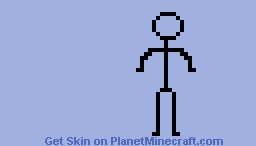 stick man !! Minecraft Skin