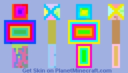 Extreme Acid Minecraft Skin