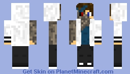 Half Robot Gamer Minecraft Skin