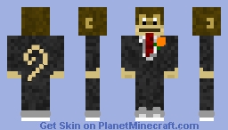 monkey in suit Minecraft Skin
