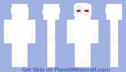 White Glitch Entity Minecraft Skin