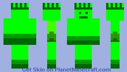 green Minecraft Skin