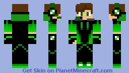 Green Gamer Minecraft Skin