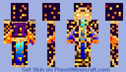 Fire Wizard Minecraft Skin