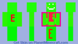 The E skin Minecraft Skin