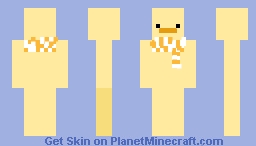 yellow duck with a scarf Minecraft Skin