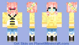 Bee girl Minecraft Skin